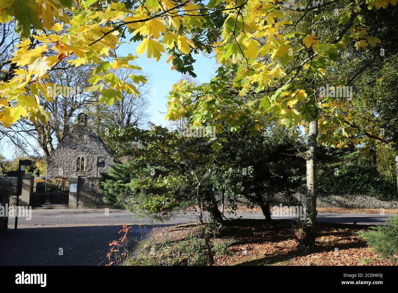 Alloway Auld Kirk, Ayrshire, Scotland, dates back to the 16th Century ...