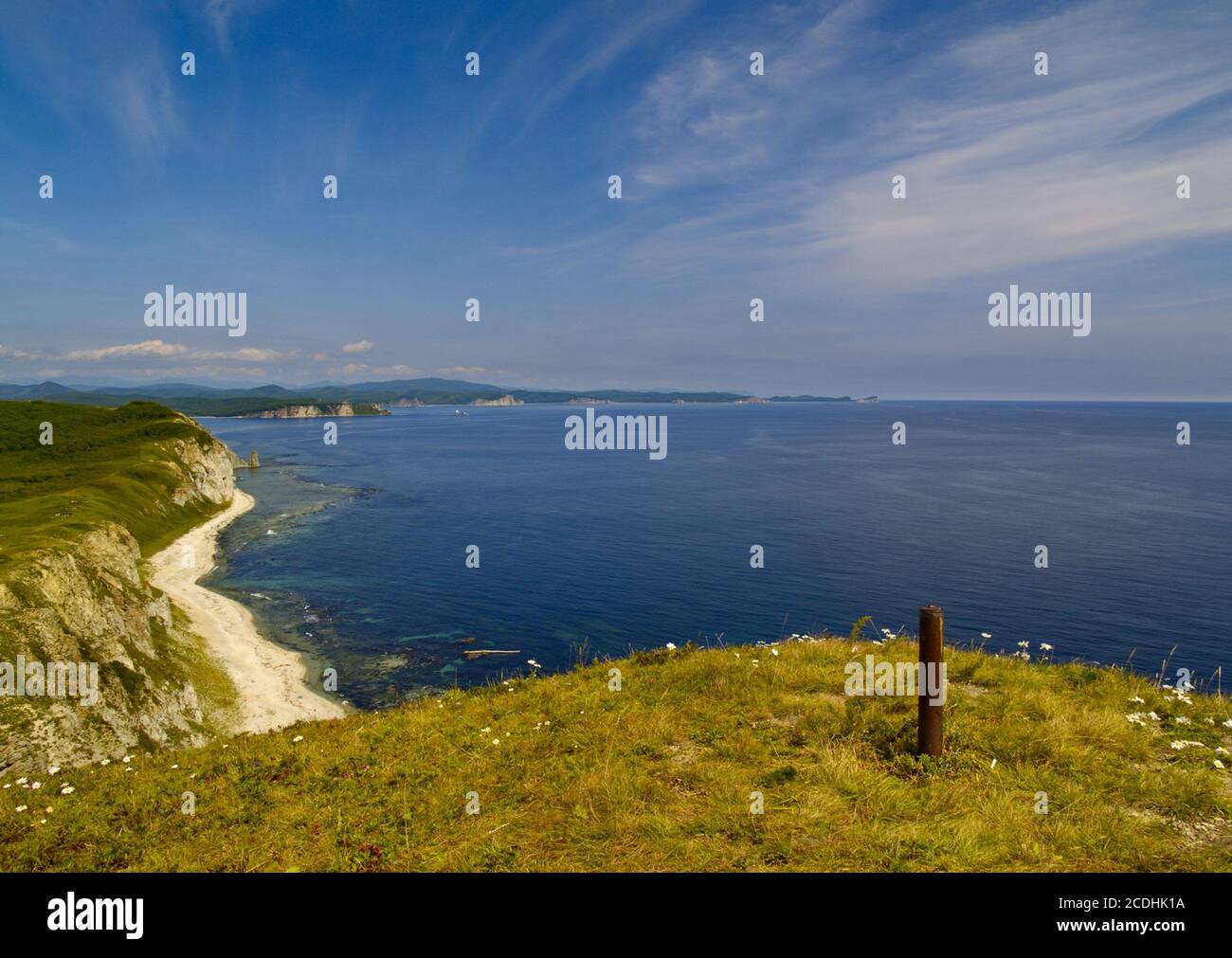 High sea coast Stock Photo - Alamy