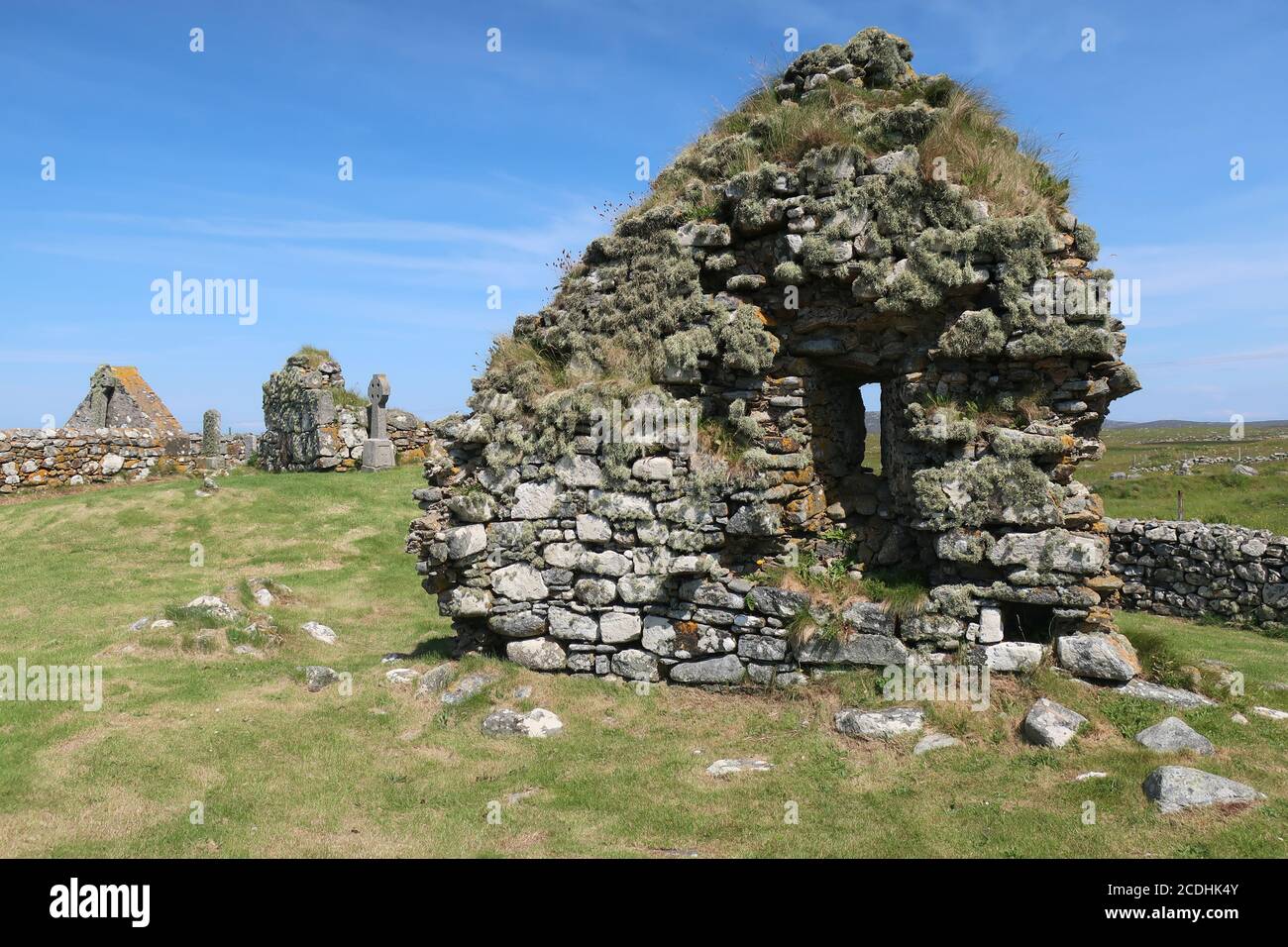 The ruins of Teampull Mor remarkable collection of churches and chapels ...