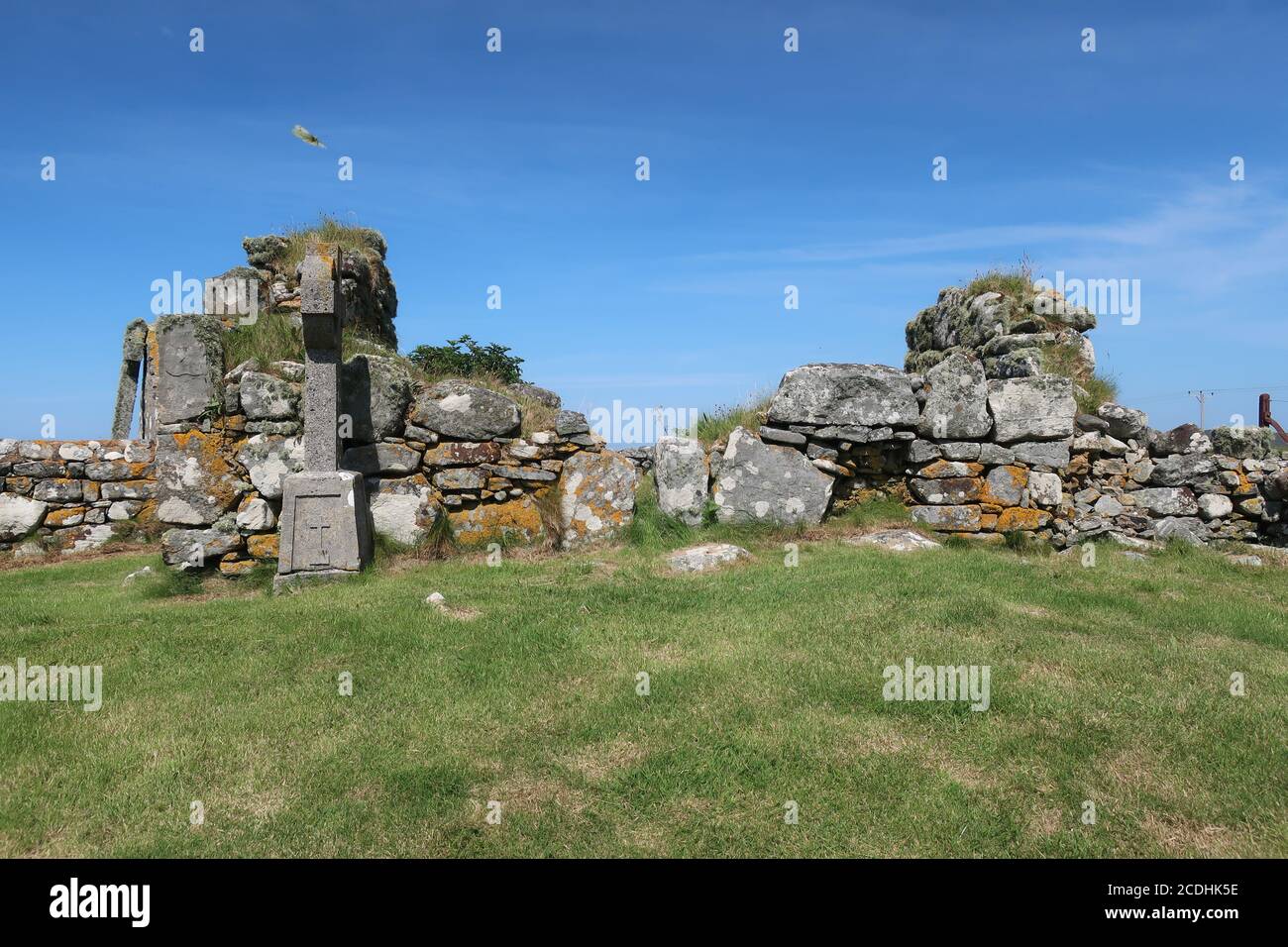 The ruins of Teampull Mor remarkable collection of churches and chapels ...