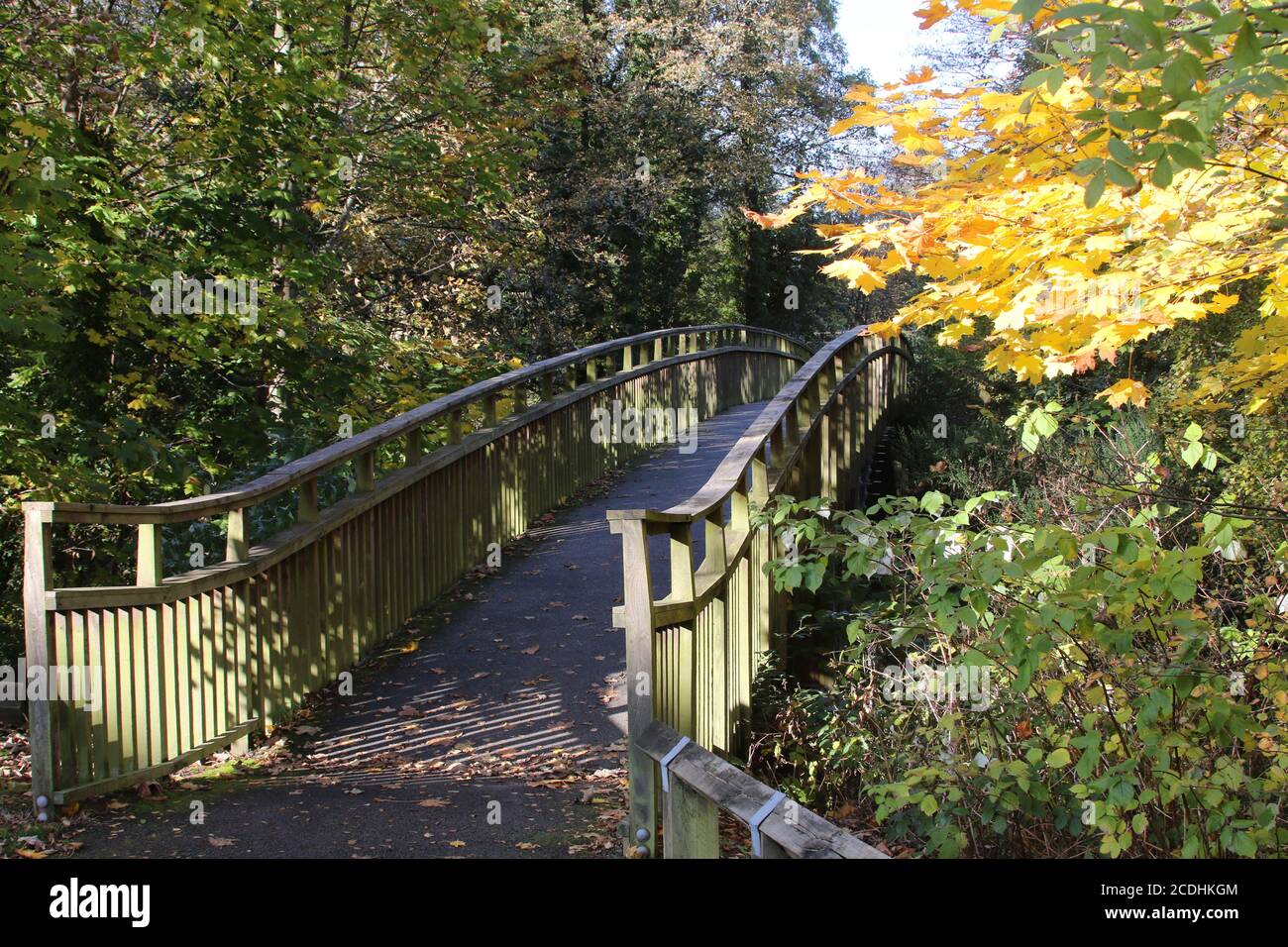 Ayr, Scotland ,28 October 2019 Burns Pathway to Robert Burns Birthplace ...