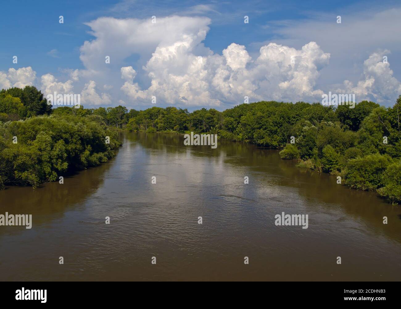 The Year landscape ashore river Stock Photo - Alamy