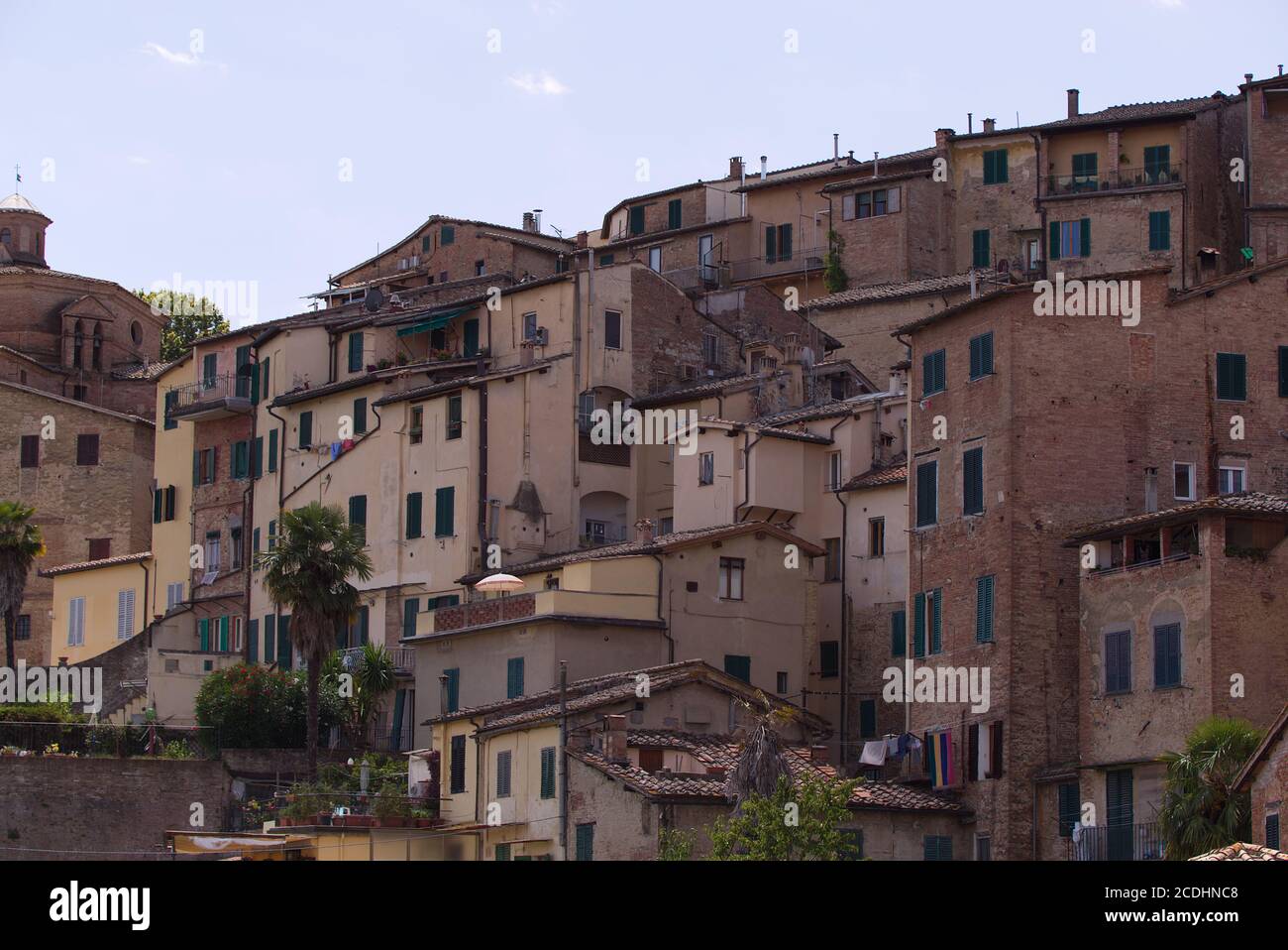 Ancient palaces of the city of Siena Stock Photo - Alamy
