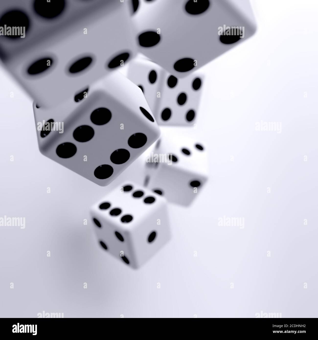White dice hi-res stock photography and images - Alamy