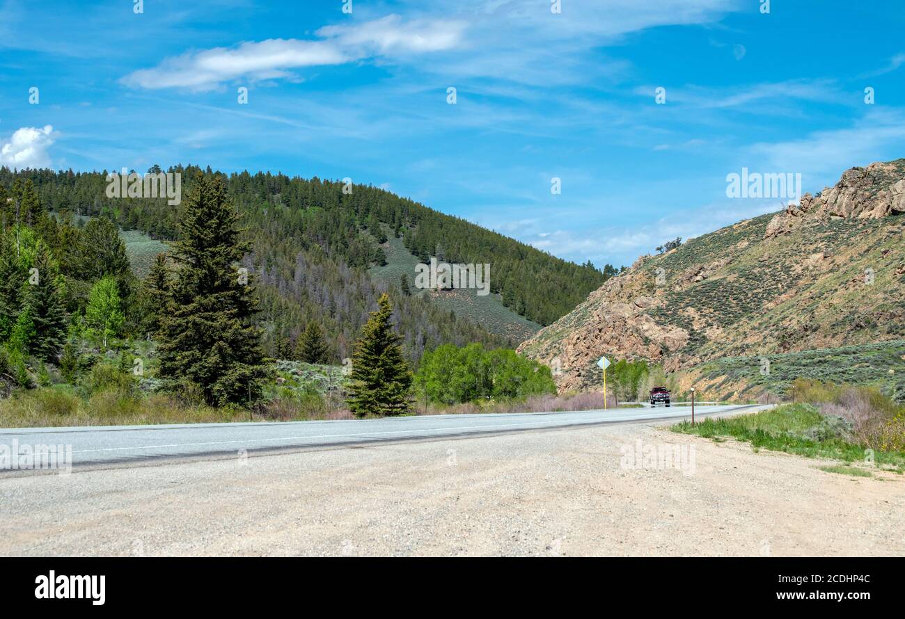 A sunny spring day was a perfect time for a drive down the highway ...