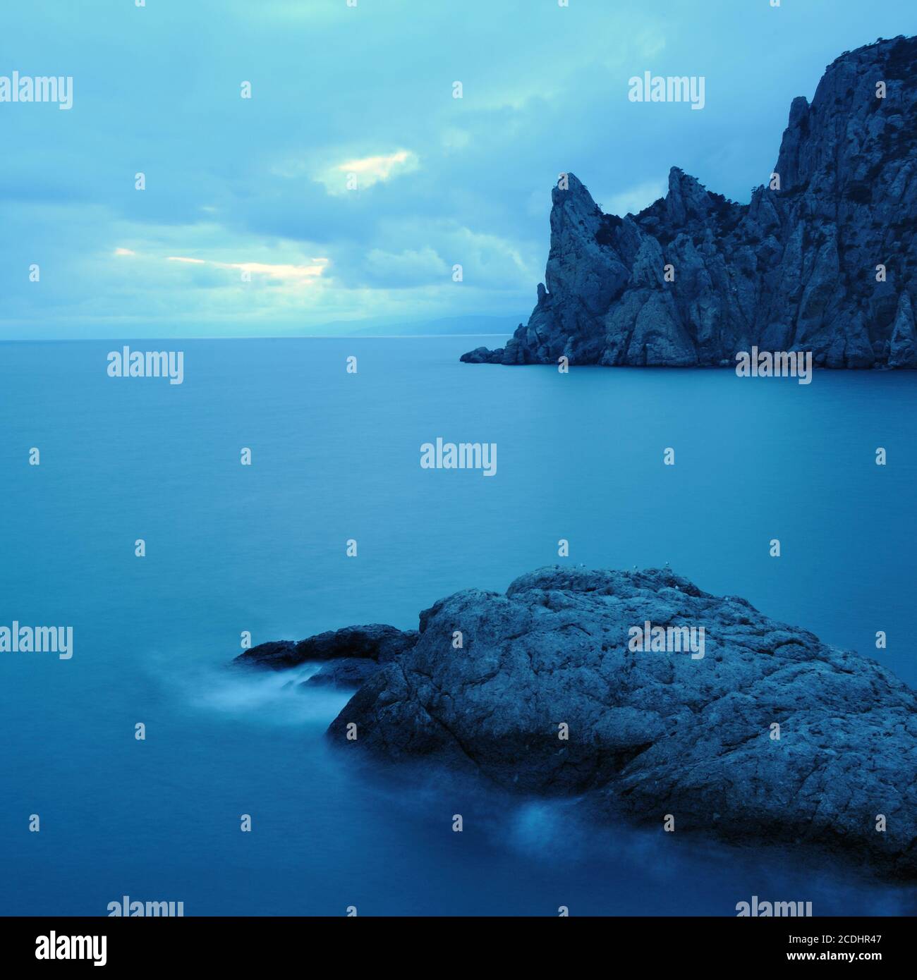 The night sea Stock Photo - Alamy