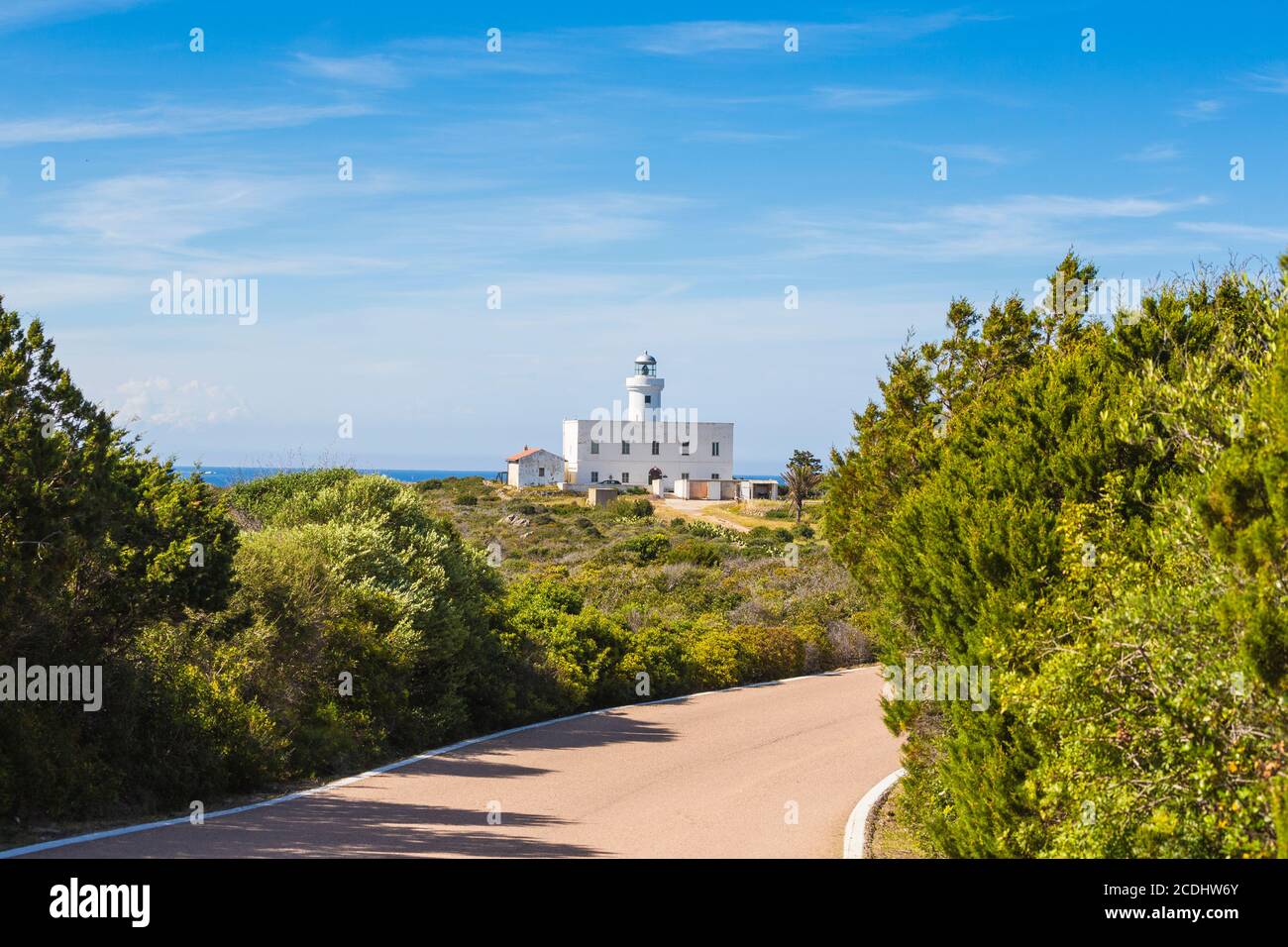 Capo ferro lighthouse porto cervo hi-res stock photography and images ...