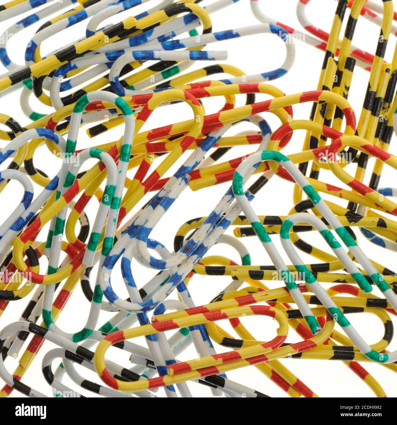 Color paper clips Stock Photo - Alamy
