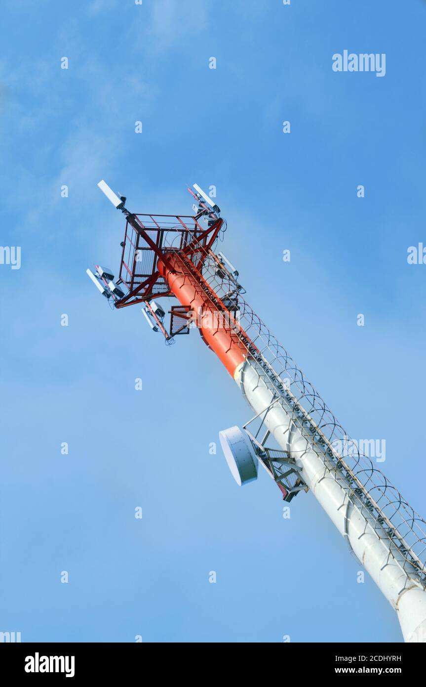 Cell phone tower Stock Photo - Alamy