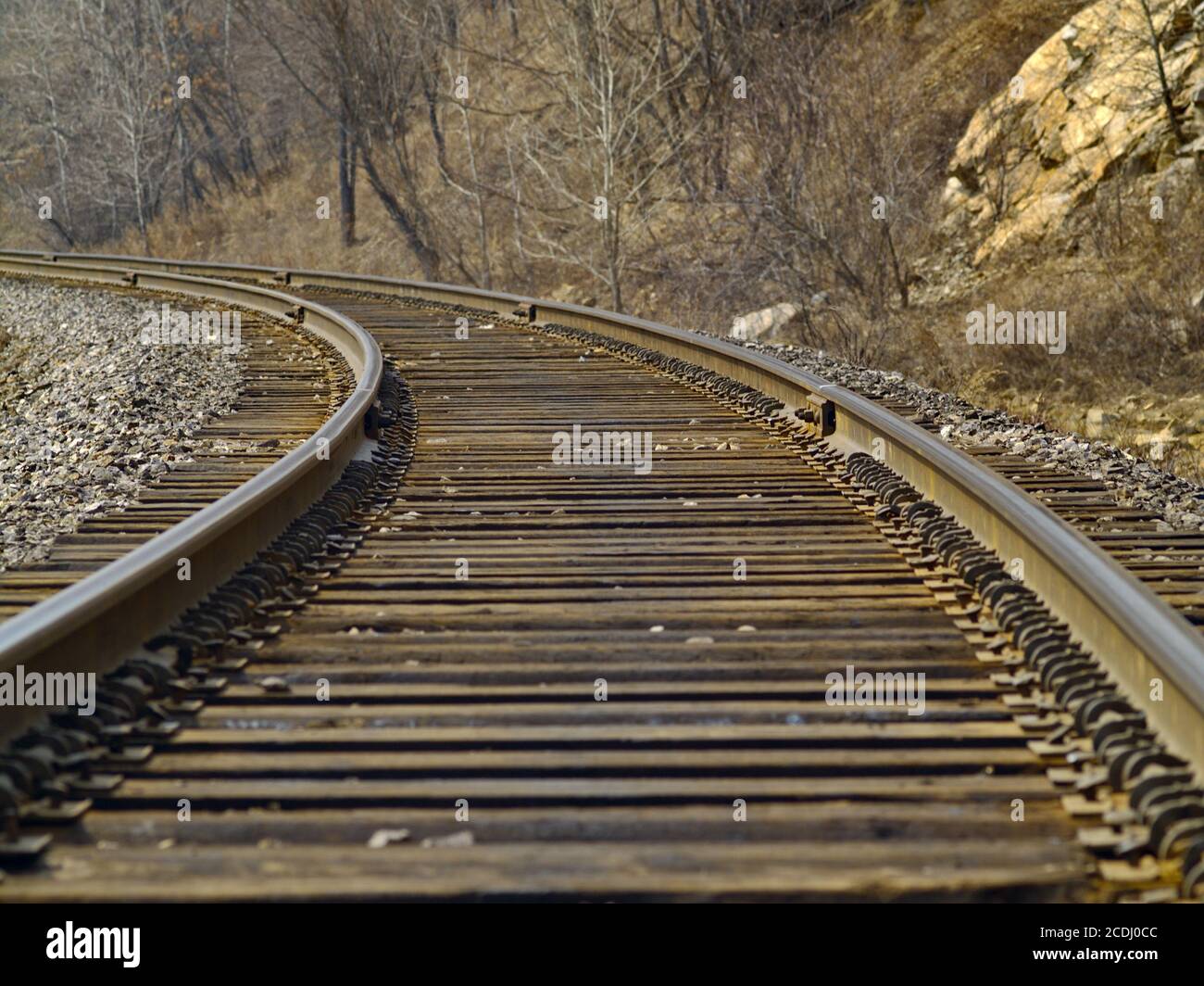 The Tumbling of railway Stock Photo - Alamy