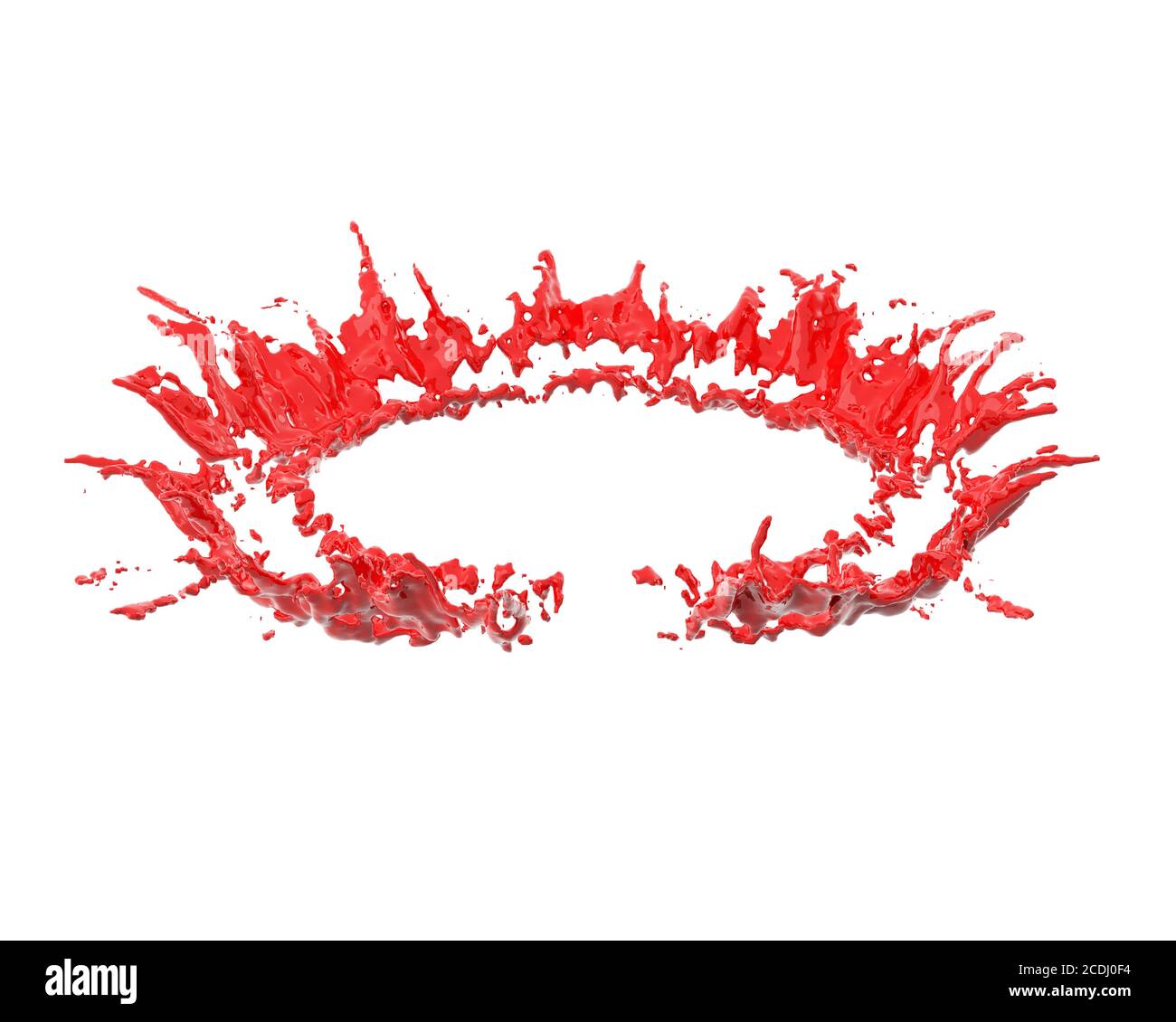 Red Paint Circle High Resolution Stock Photography and Images - Alamy