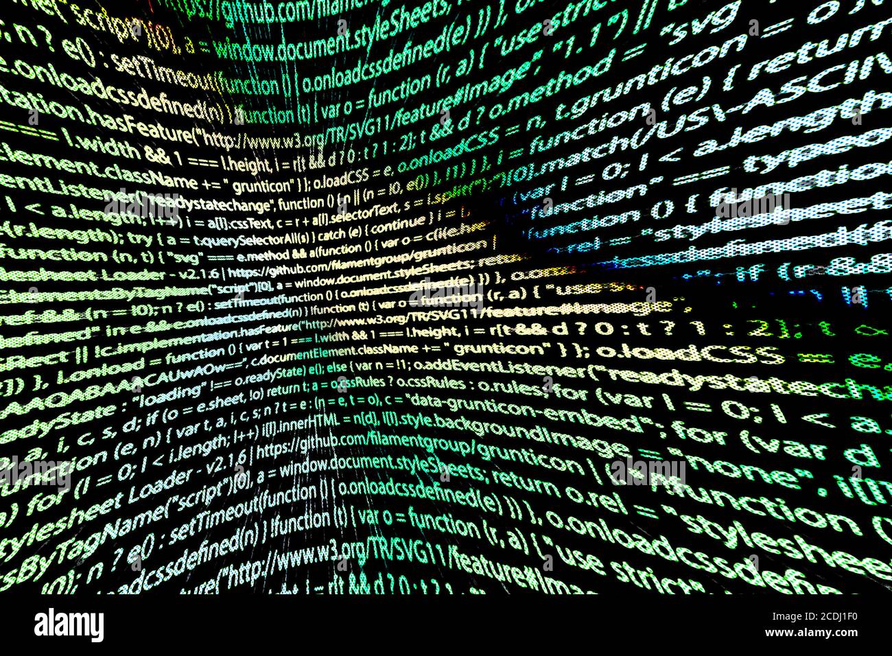 Abstract Background of Computer Code Stock Photo - Alamy