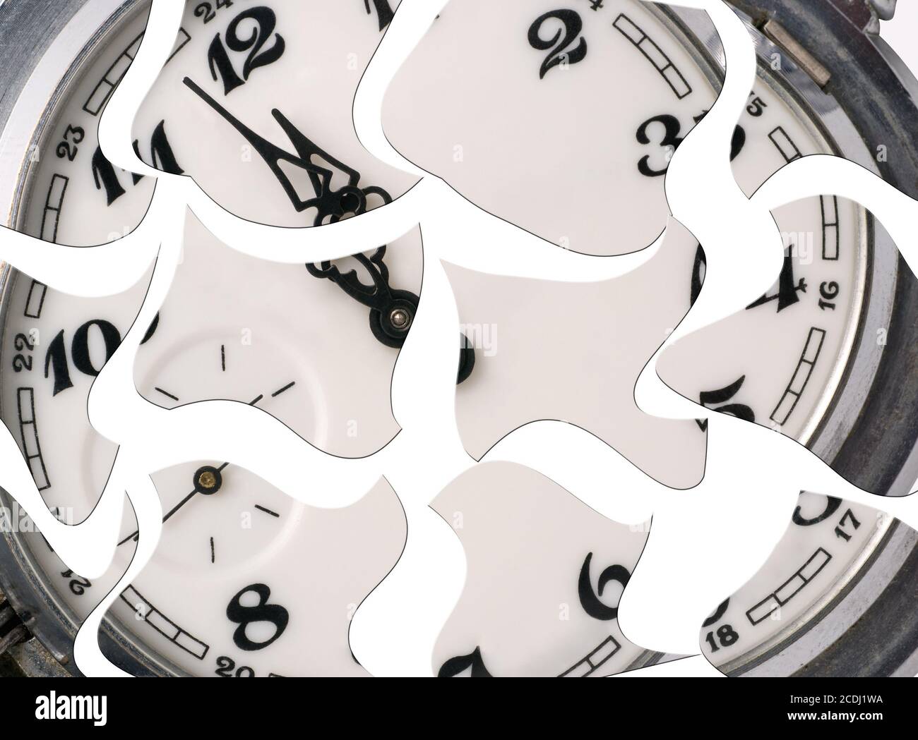 Shattered clock face hi-res stock photography and images - Alamy