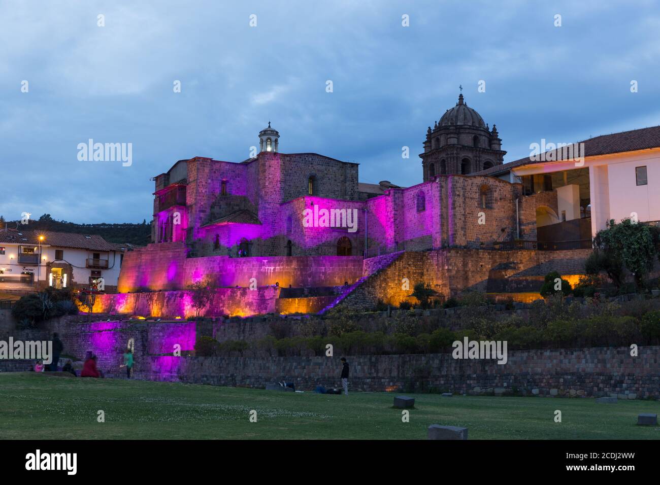 Cusco, Peru - october 05, 2018: The Temple of the Sun of the Incas or ...