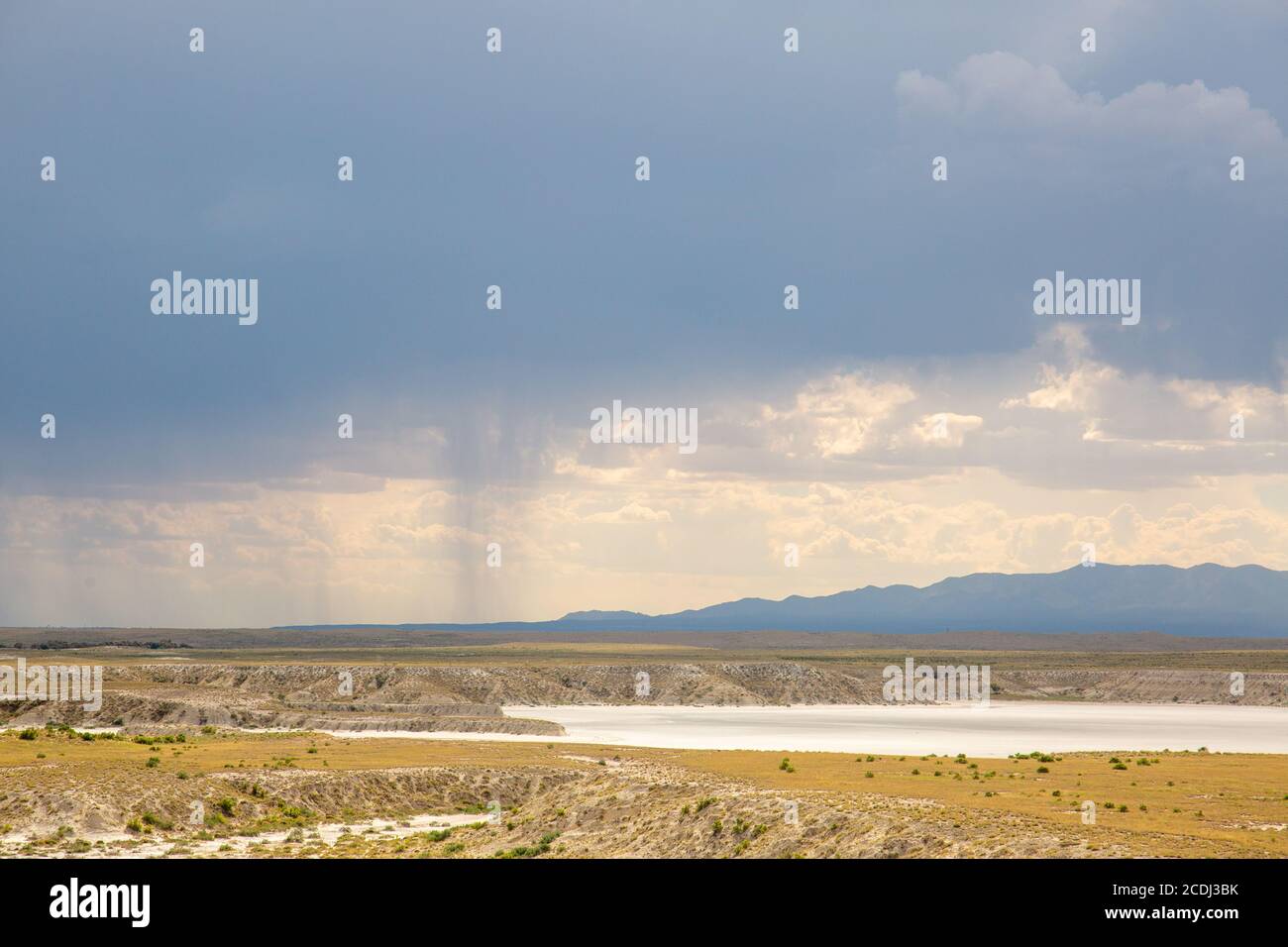 Rain on a desert in Death Valley Stock Photo - Alamy