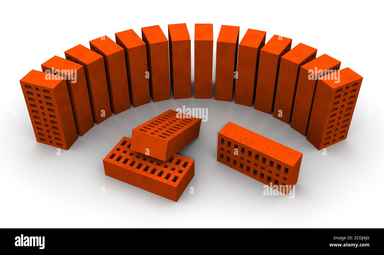 Red brick bricks brickwork Cut Out Stock Images & Pictures - Alamy