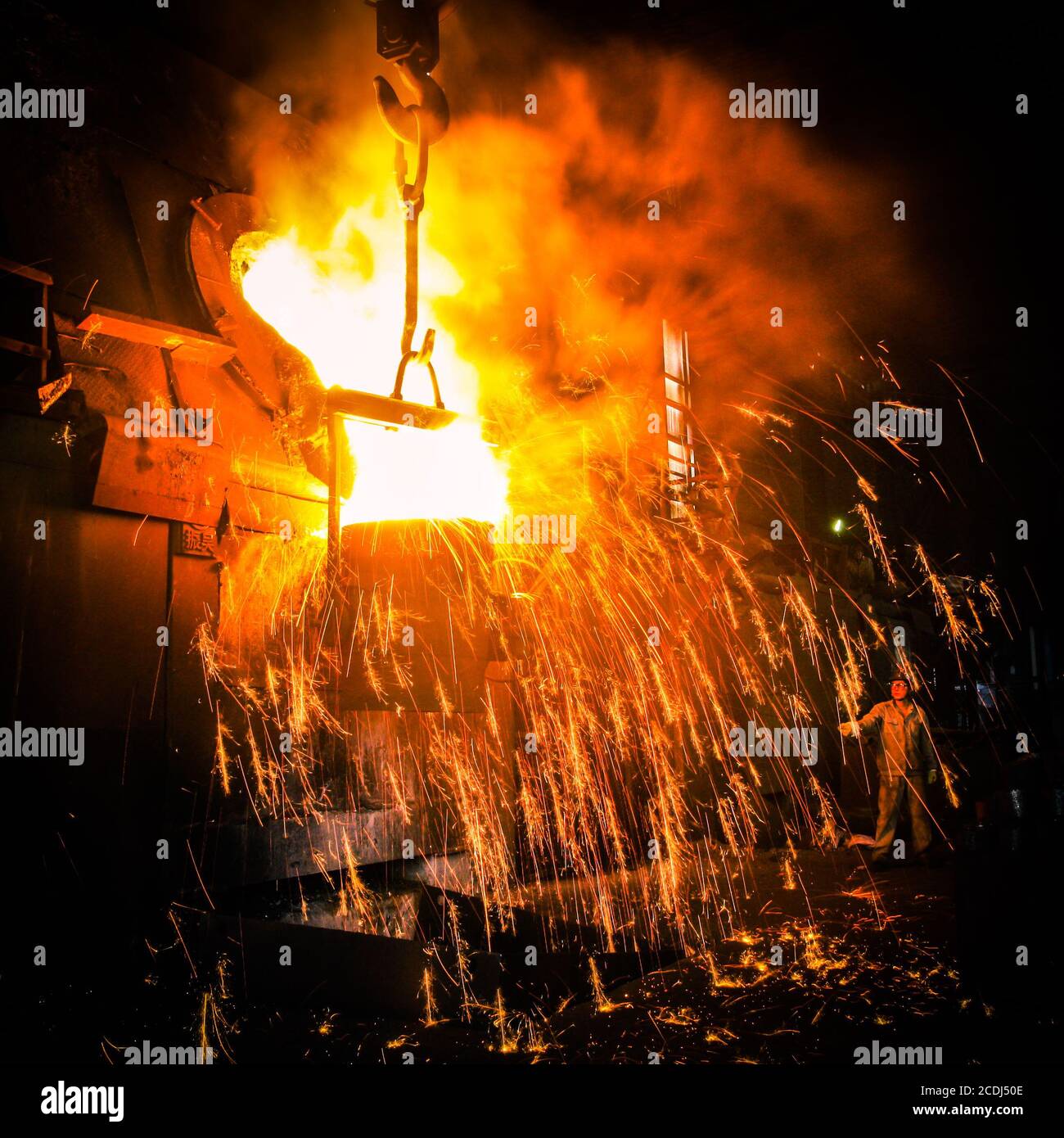 Open hearth steel furnace in hi-res stock photography and images - Alamy