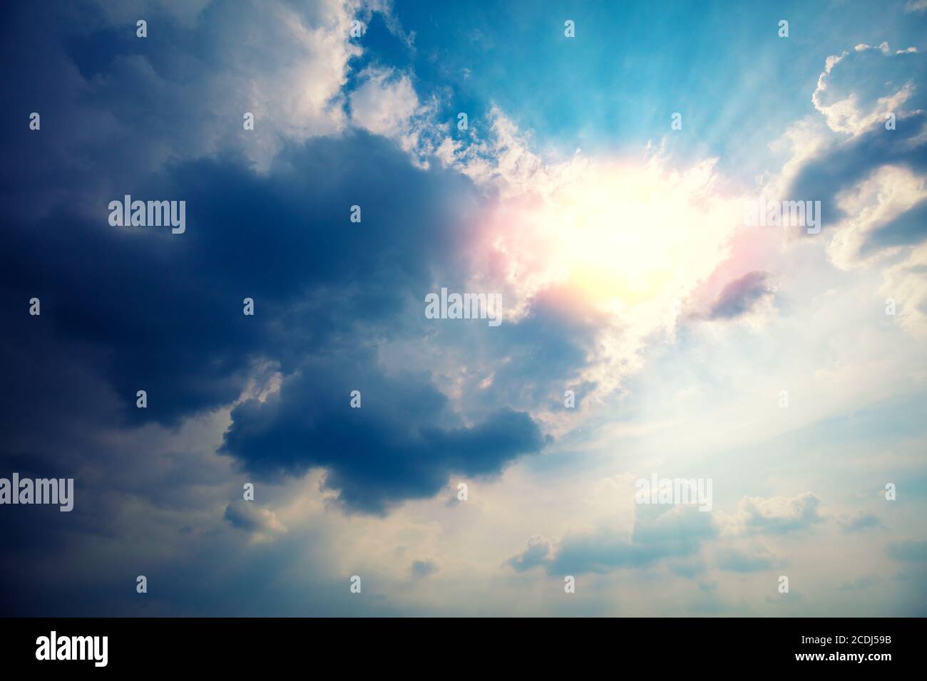 Dramatic cloudy sky at sunset. Sky texture. Abstract nature background ...