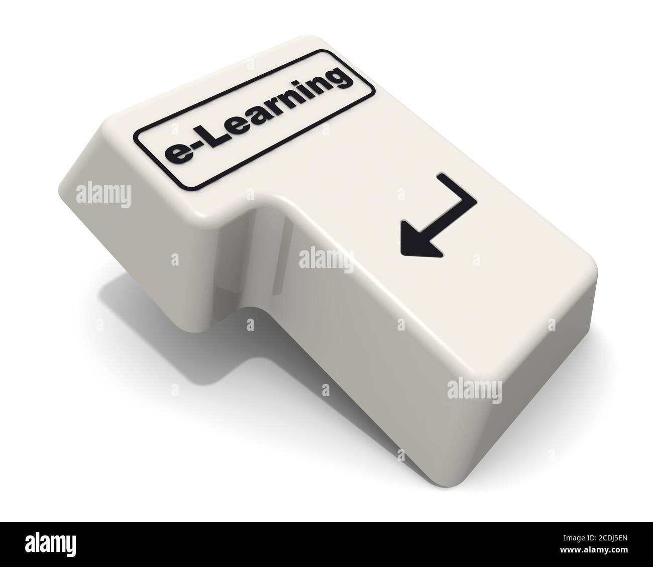 Enter key with e-Learning word. Computer Enter key with e-Learning word ...