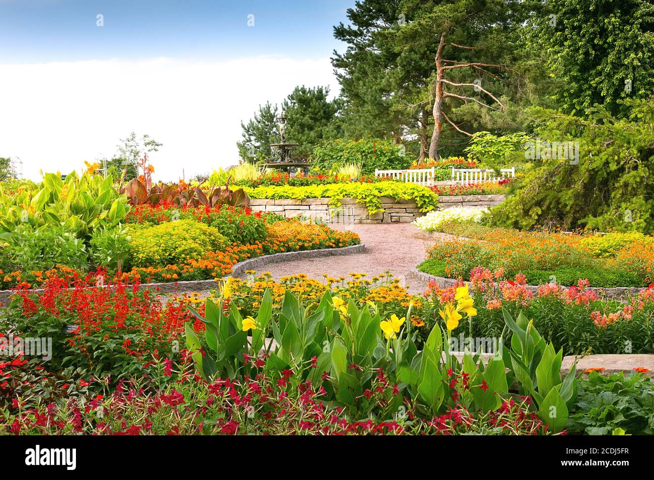 Formal Garden at Minnesota Landscape Arboretum Stock Photo - Alamy