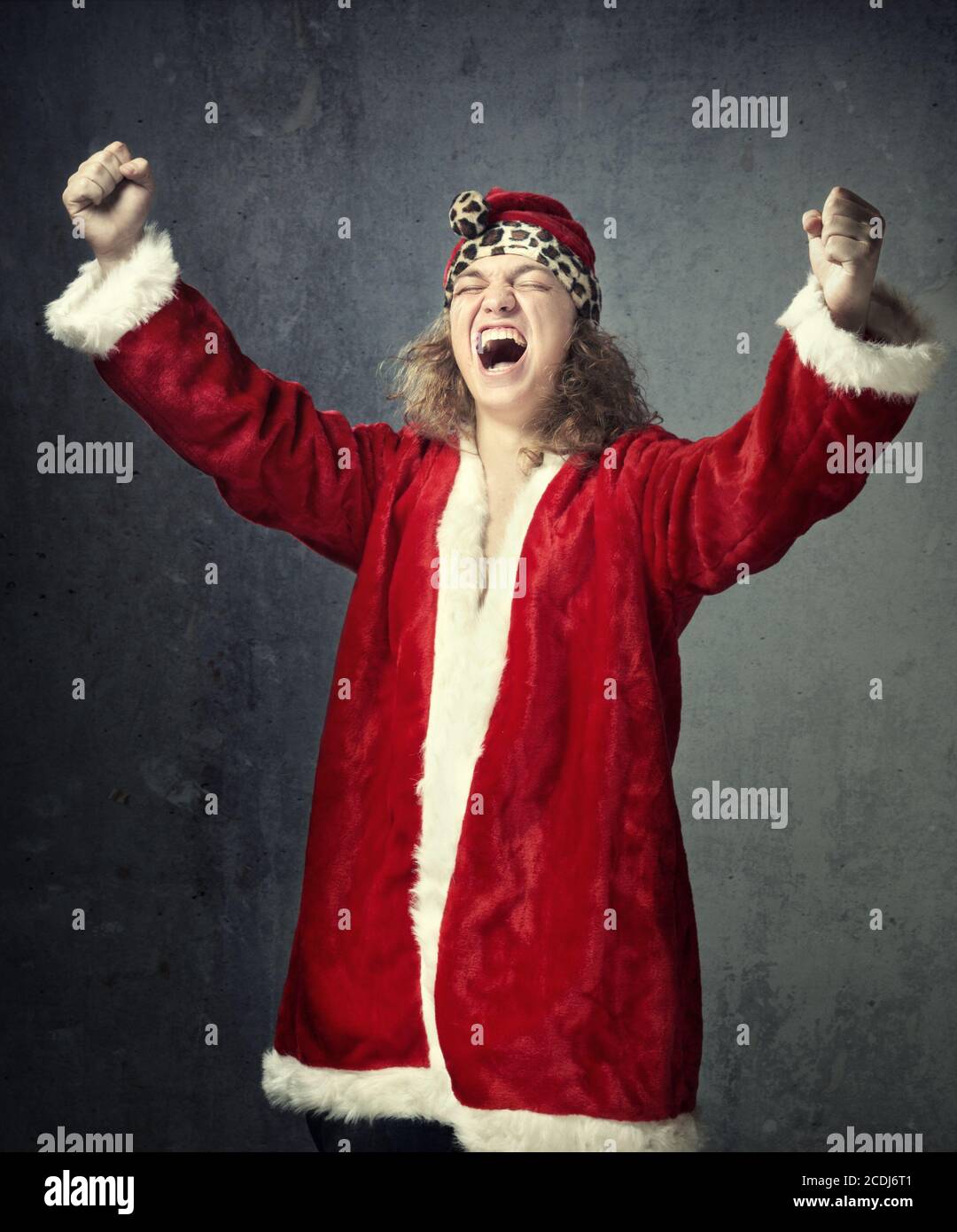 Santa is winner Stock Photo - Alamy