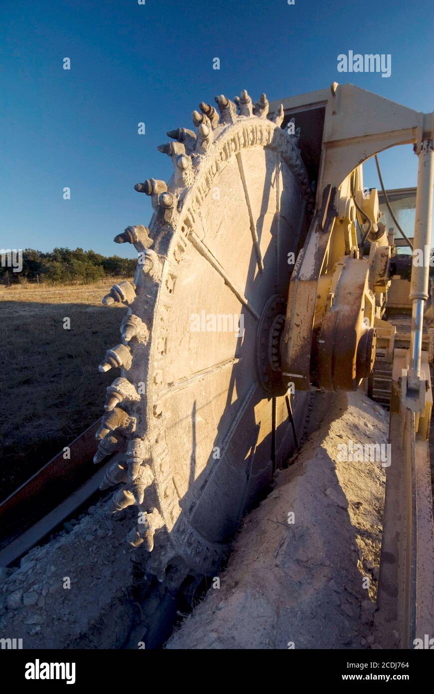 Trench digging machine hi-res stock photography and images - Alamy