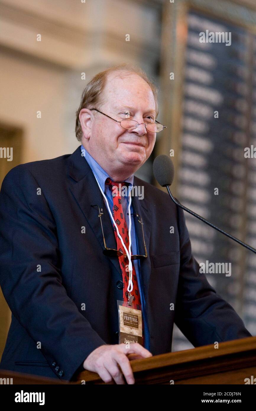 Austin, TX November 3, 2007: Pulitzer Prize-winning author Joseph Ellis ...