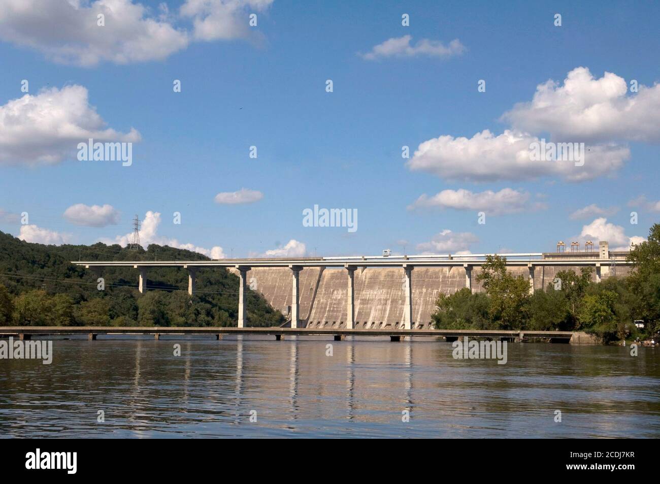 Austin, TX USA, September 10, 2007: Mansfield Dam, at the head of Lake ...
