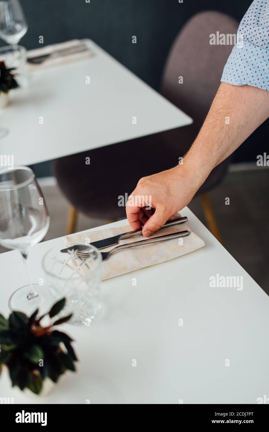 A la carte table setting hi-res stock photography and images - Alamy