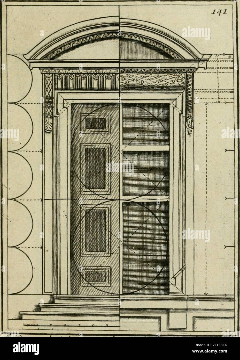 . The first book of architecture . A Dstre and windowc accordina to the ...