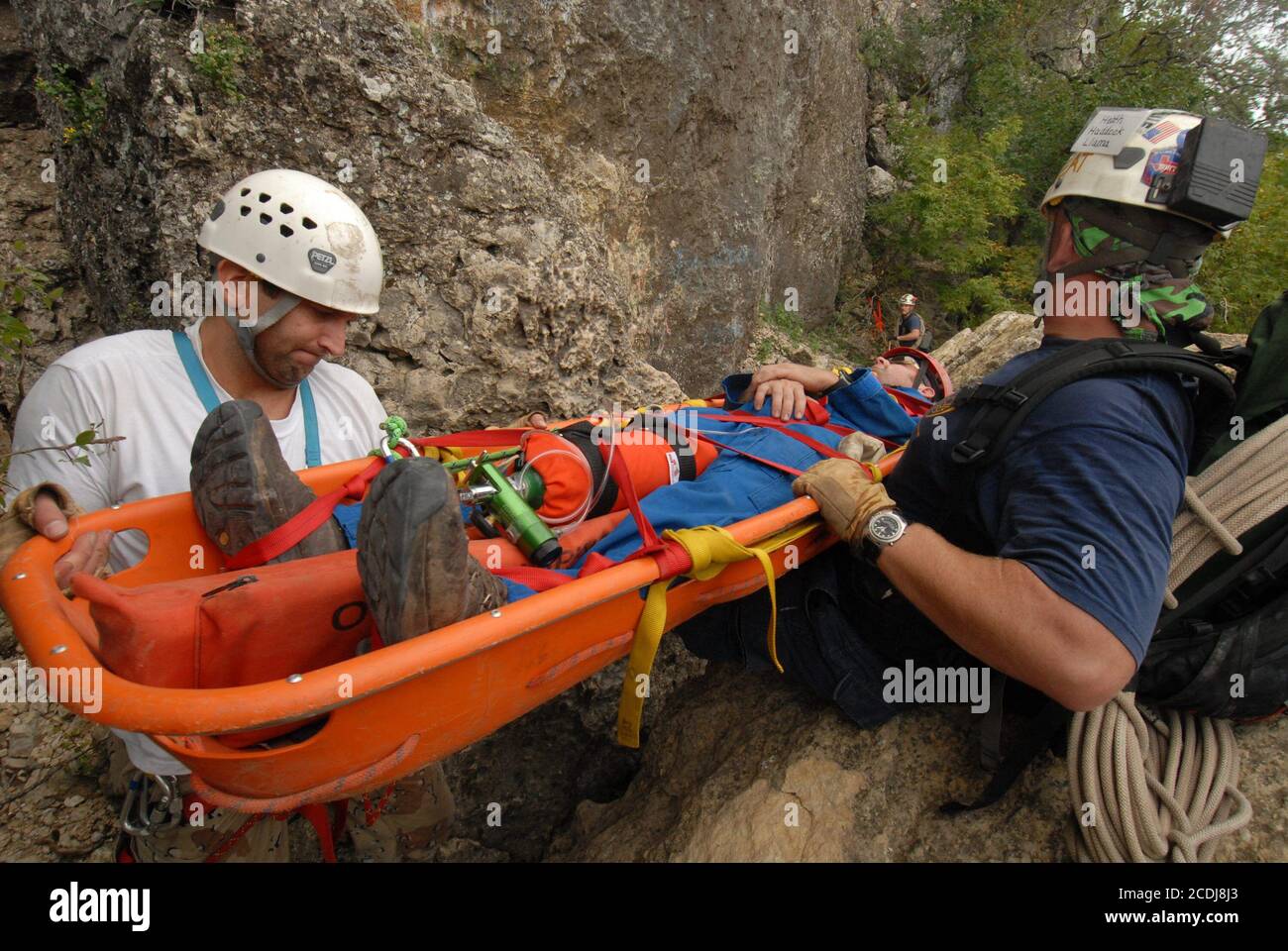 Concan, TX October 7, 2006: Professional fire rescue teams from ...