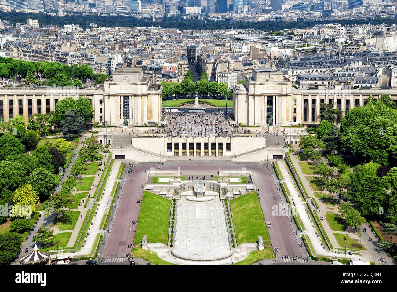 Paris from the Eiffel Tower Stock Photo - Alamy