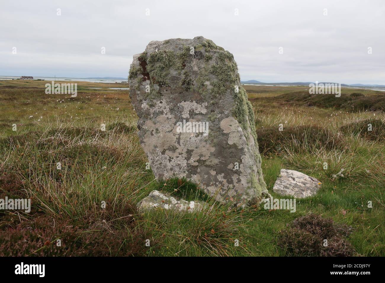 Stone circle. The Hebridean Way. Outer Hebrides. Highlands. Scotland ...