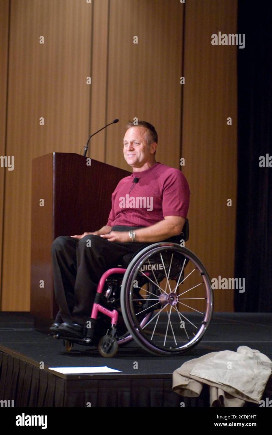 Bastrop, TX June 26, 2007: Motivational speaker Randy Snow, who was ...