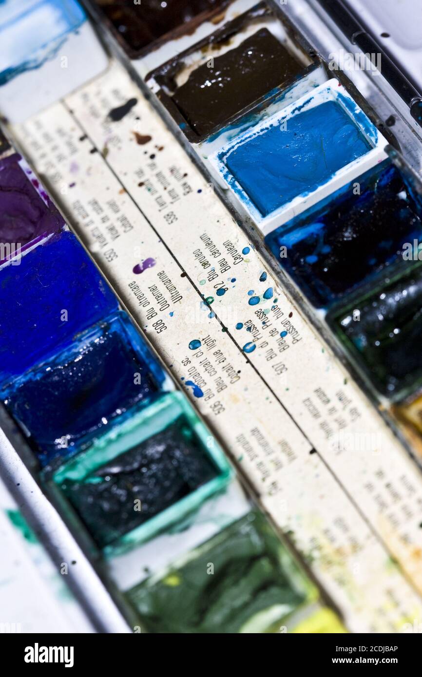 color paint closeup Stock Photo - Alamy