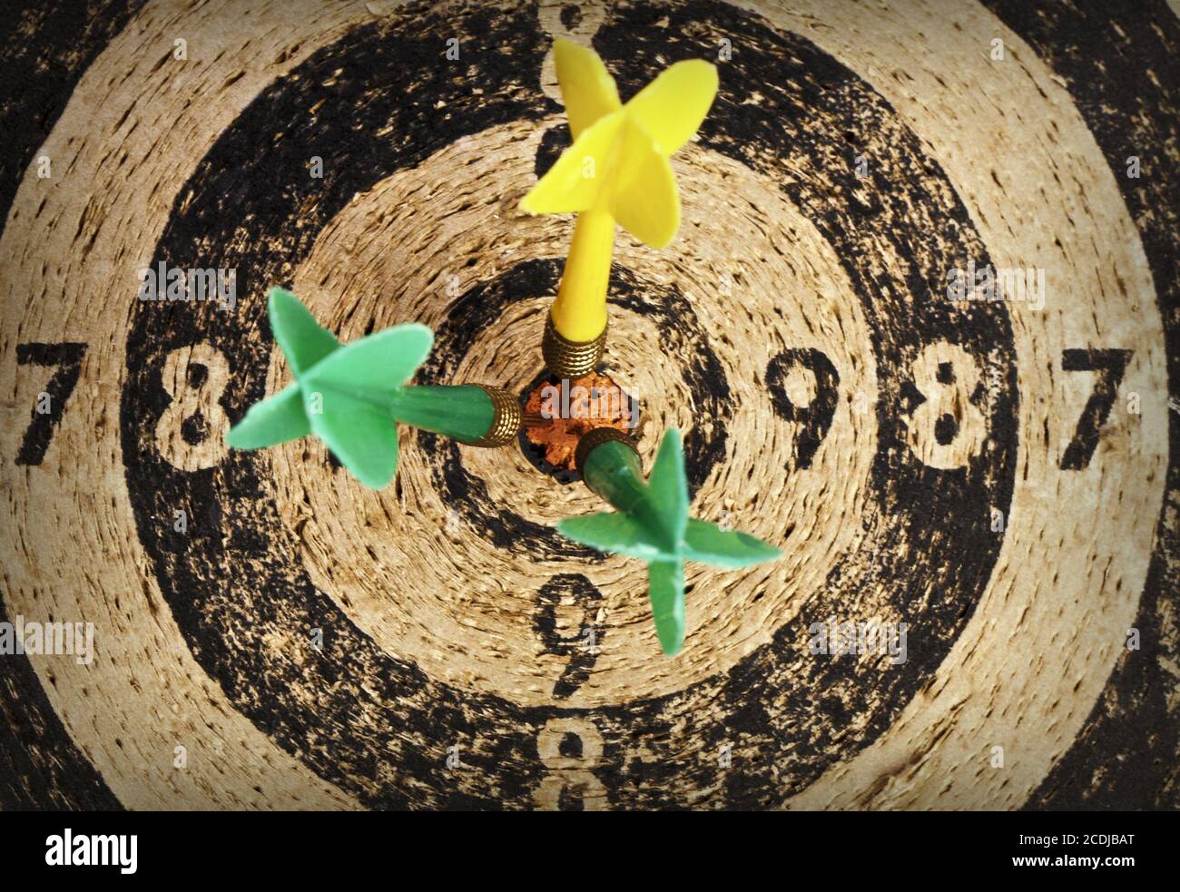 used dart target Stock Photo - Alamy