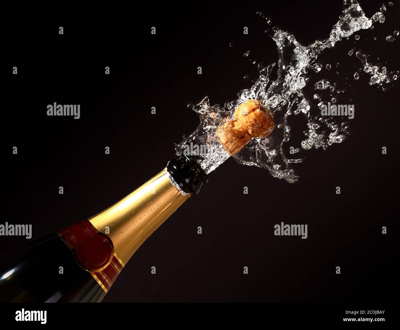 champagne bottle eruption Stock Photo - Alamy