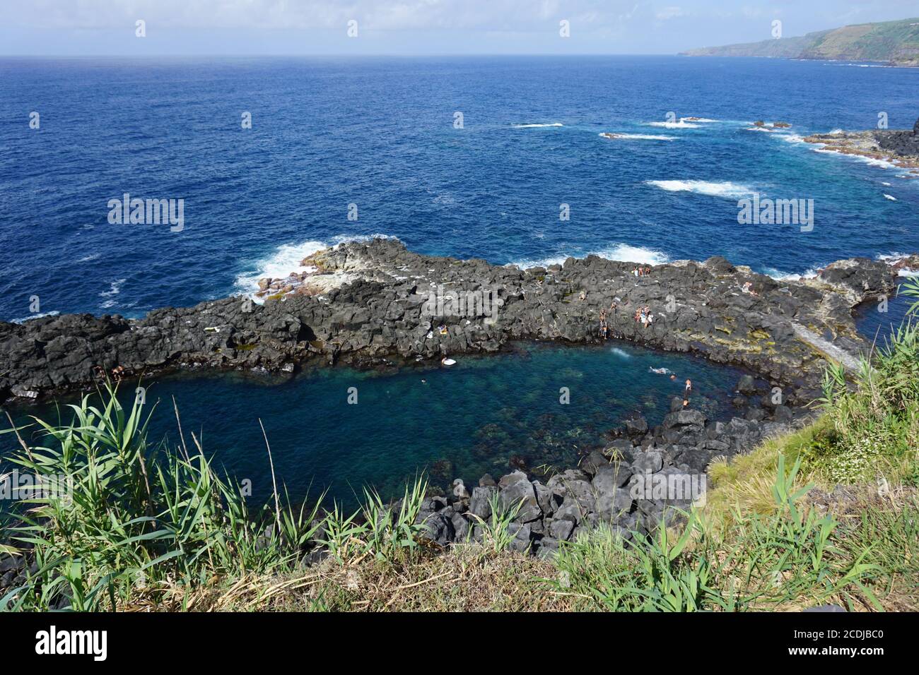Azores natural swimming pool hi-res stock photography and images - Alamy