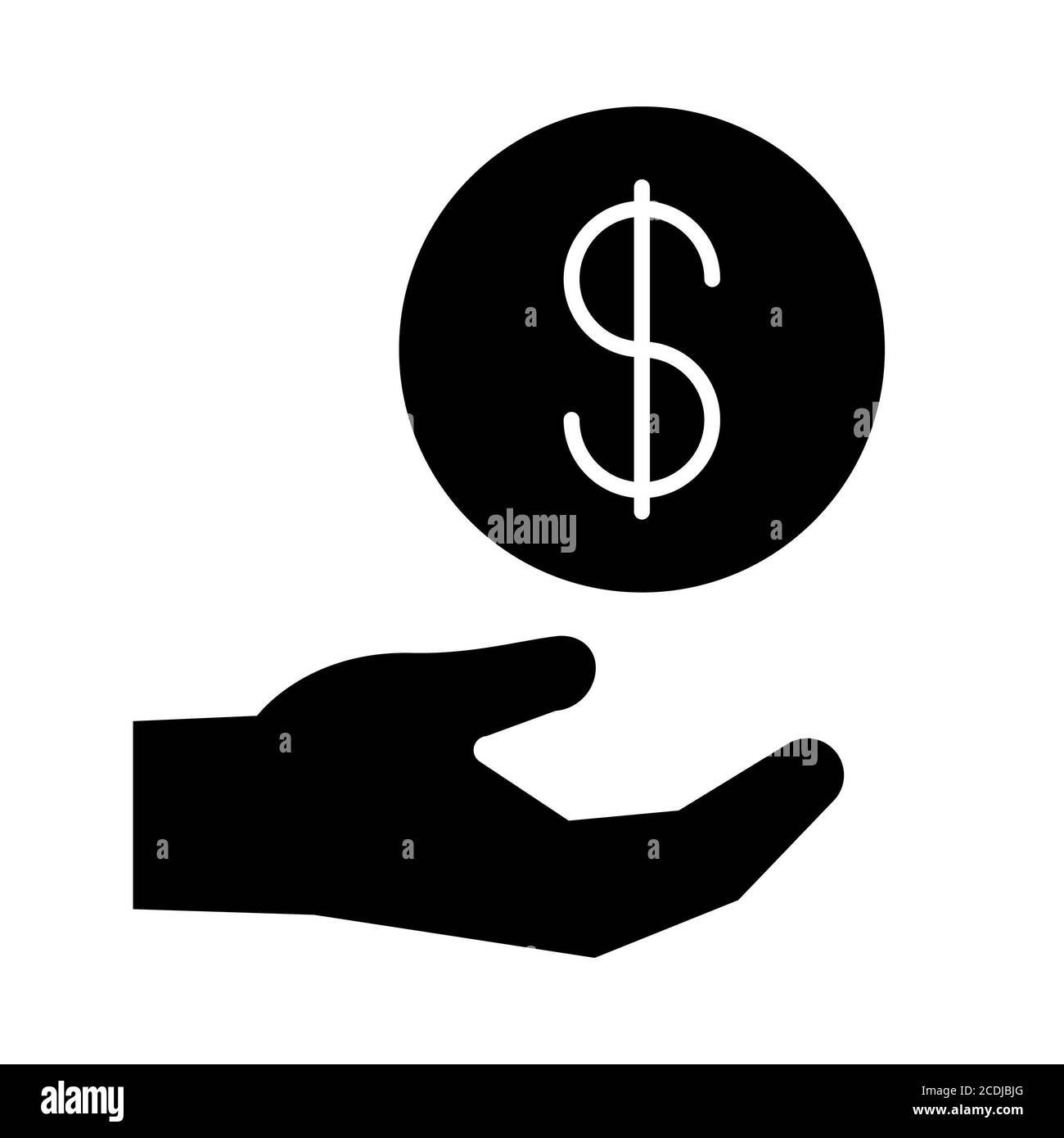 Giving money icon hi-res stock photography and images - Alamy