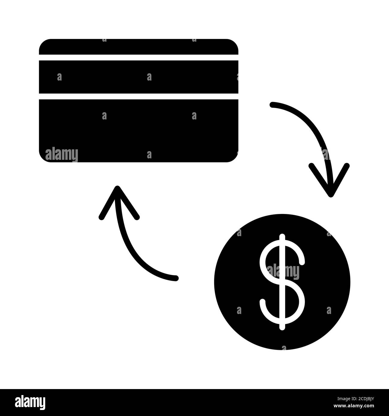 Dollar money change icon Cut Out Stock Images & Pictures - Alamy