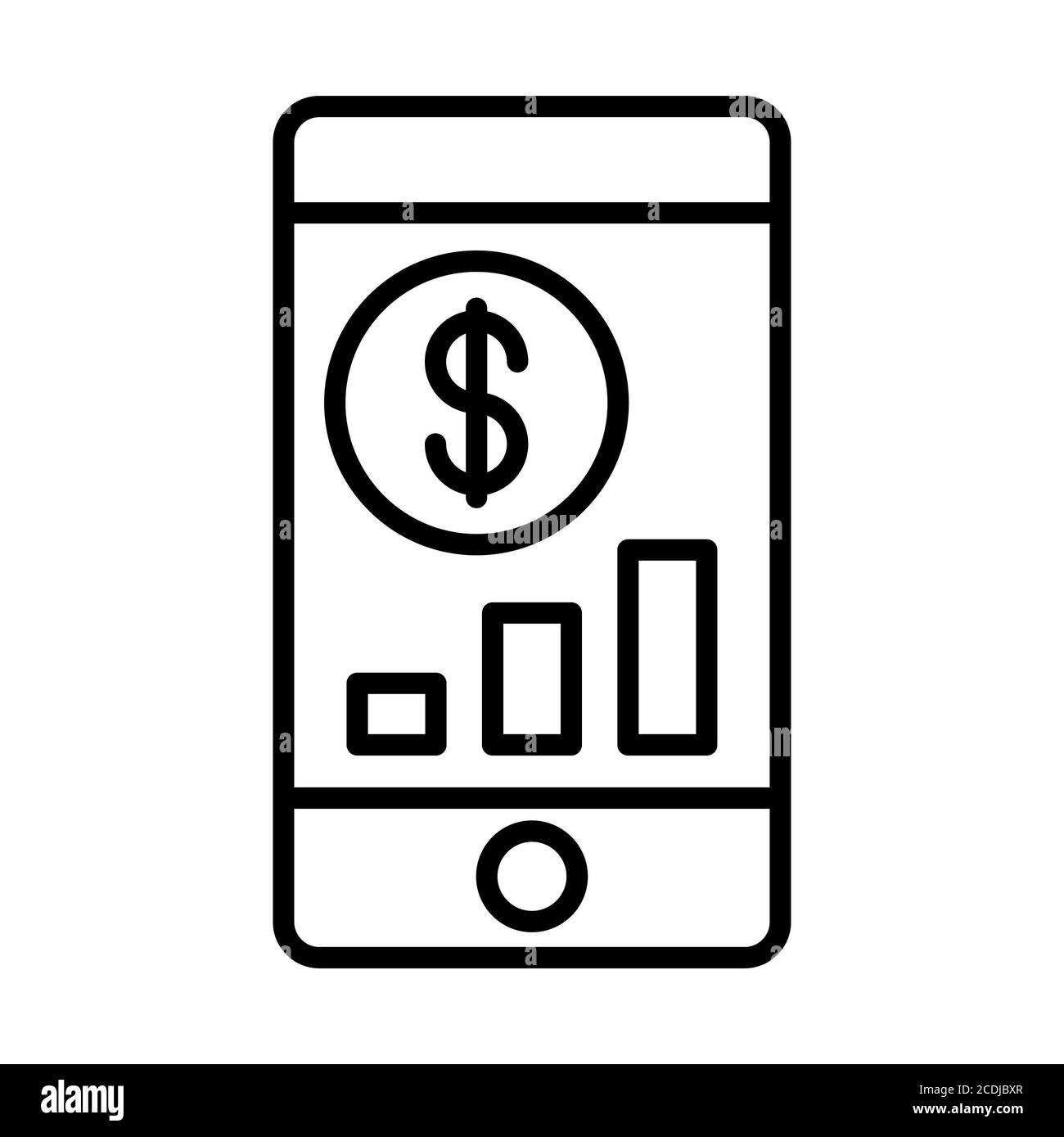 Mobile banking icon hi-res stock photography and images - Alamy