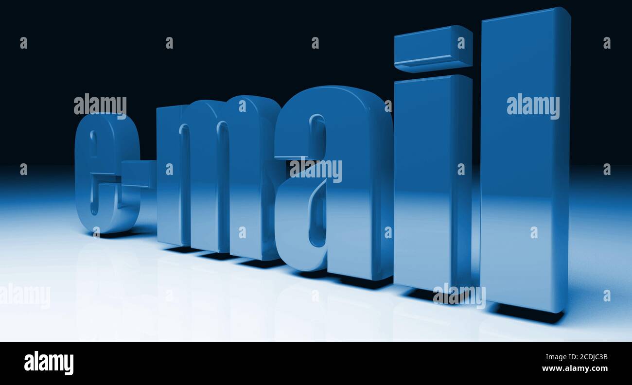 Email 3d hi-res stock photography and images - Alamy