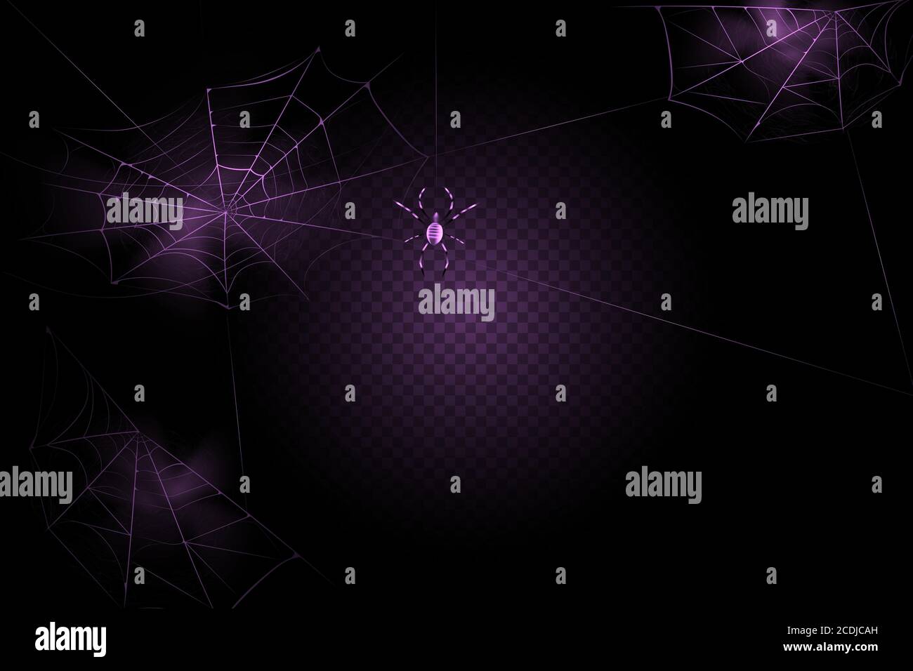 Spider on a thread Stock Vector Images - Alamy