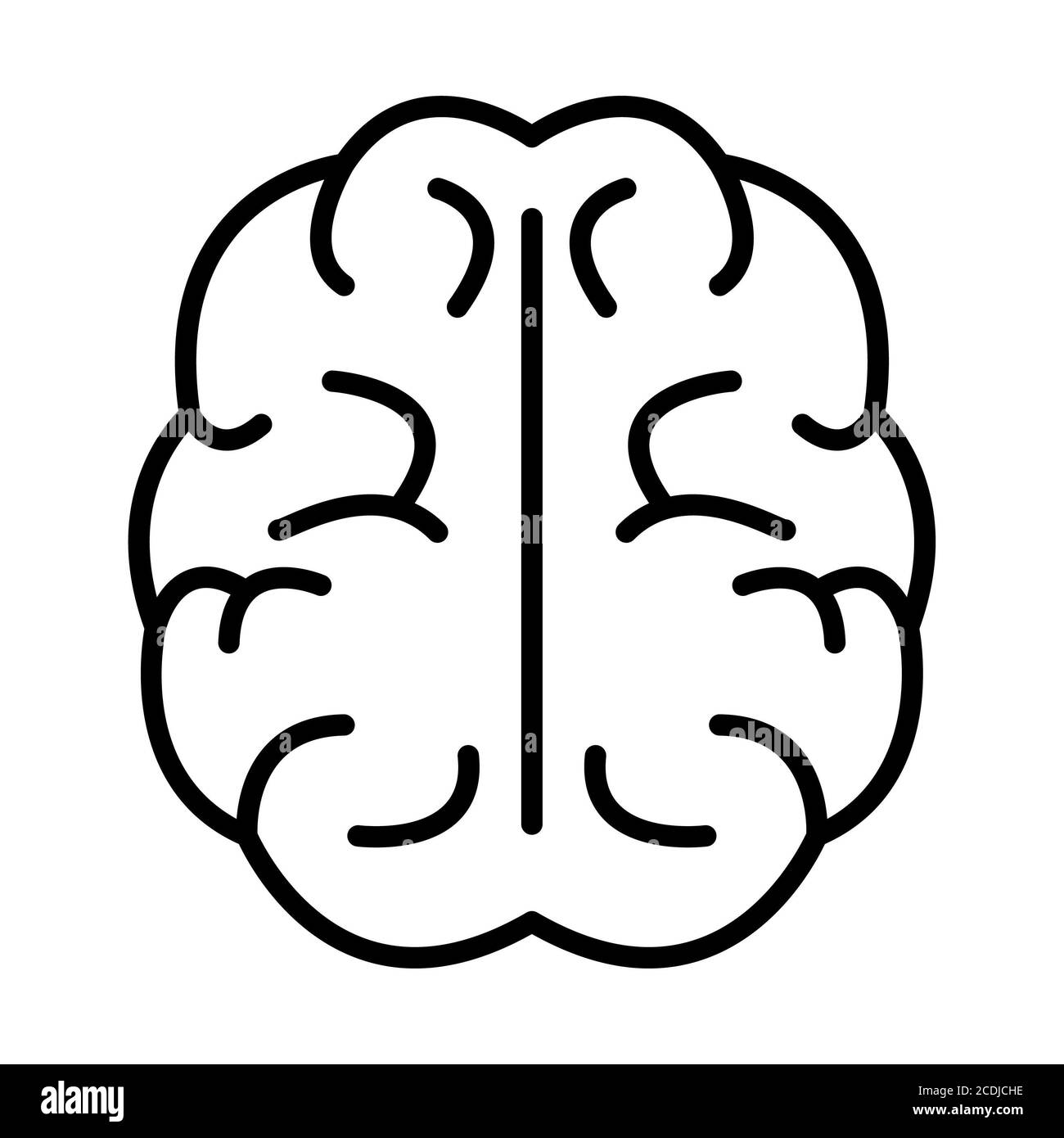 Shape brain Black and White Stock Photos & Images - Alamy