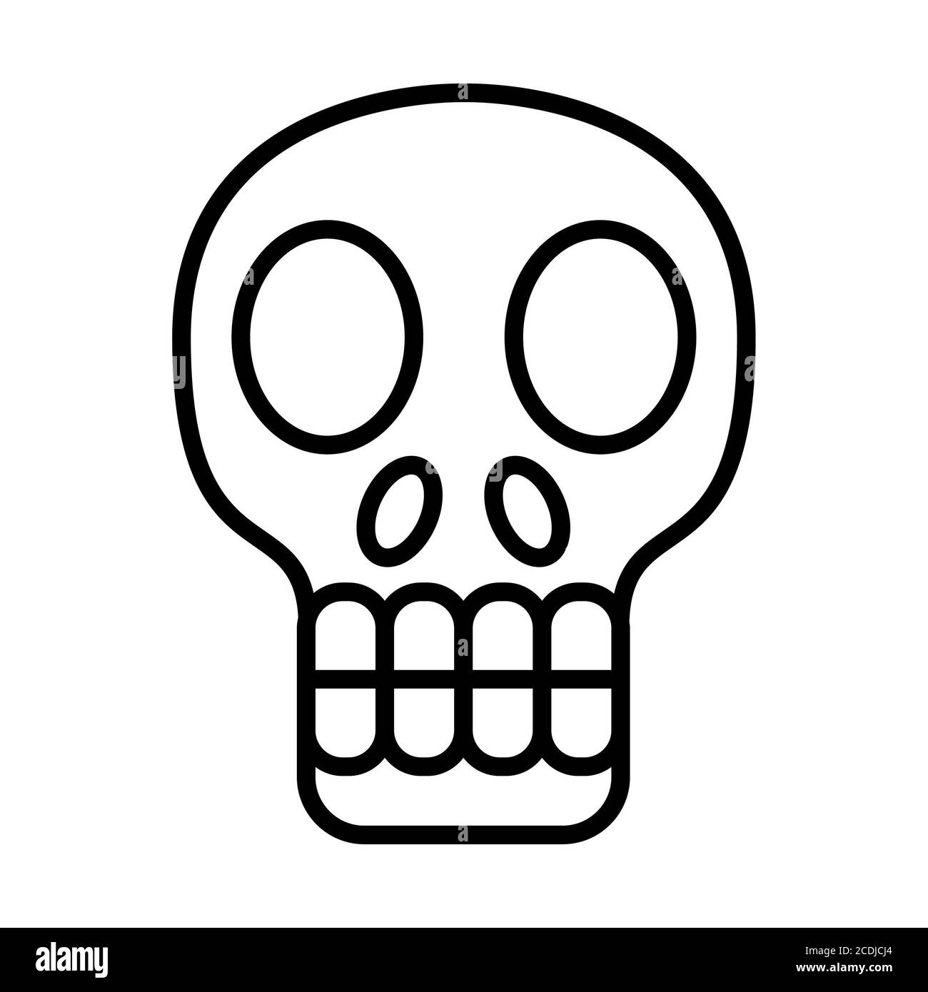 Skeleton Anatomy Line Icon Stock Photo - Alamy