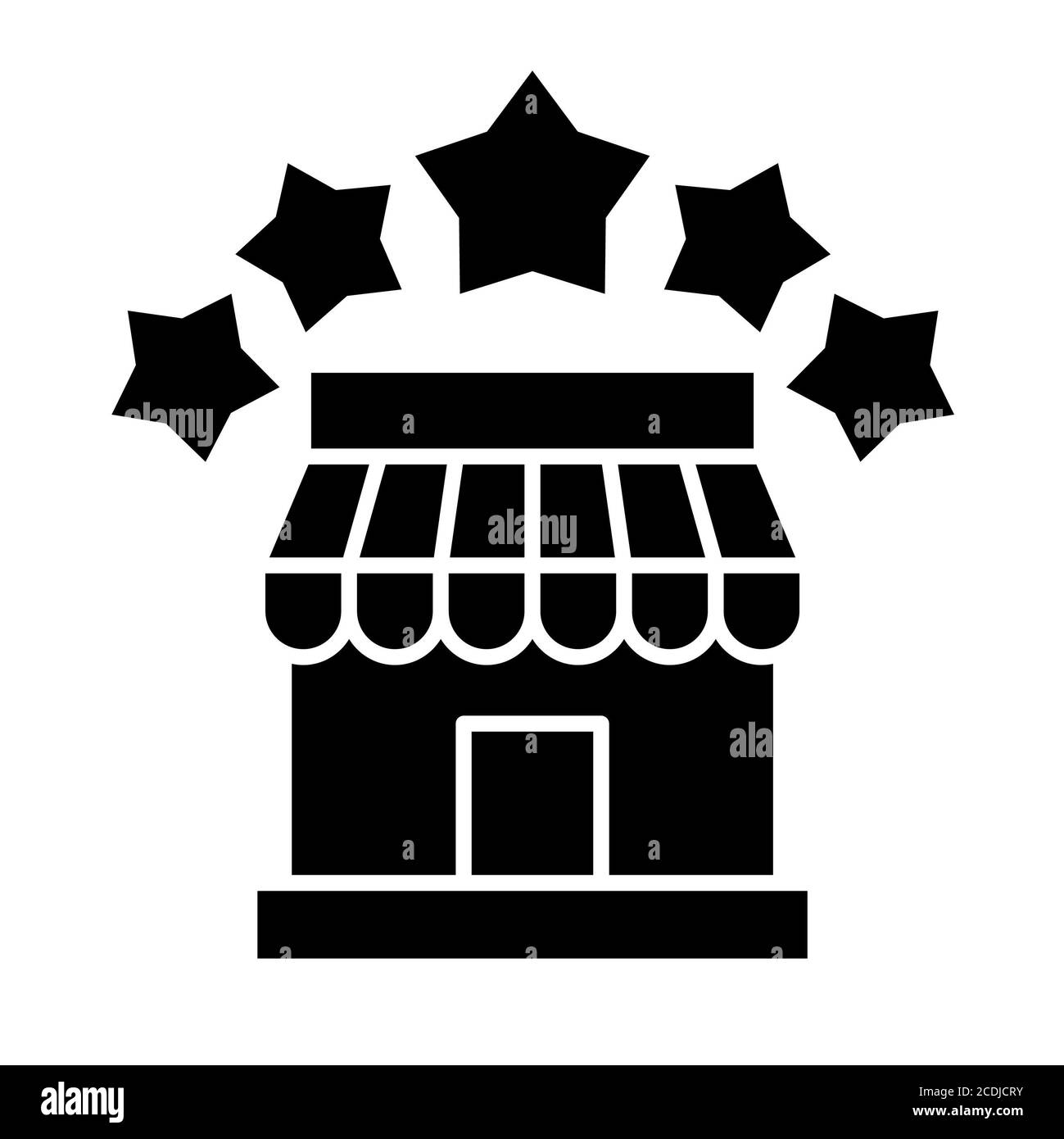 Retail Building Shopping Glyph Icons Stock Photo - Alamy
