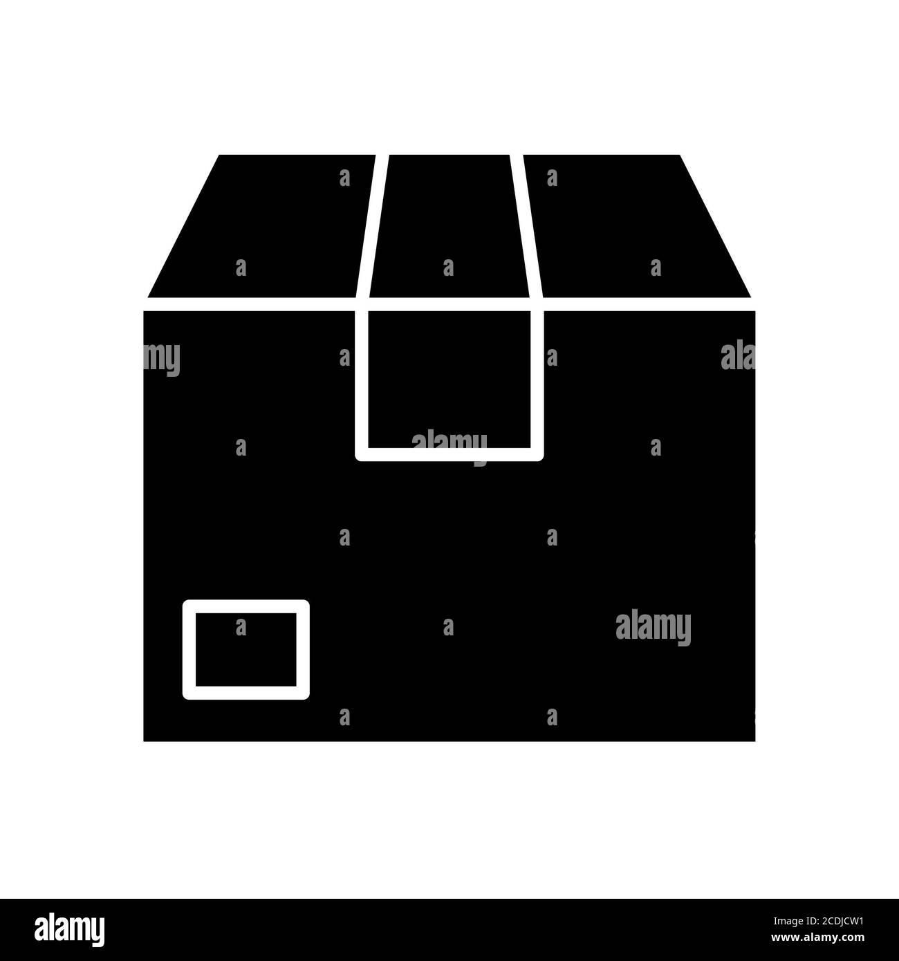 Package Shopping Glyph Icons Stock Photo - Alamy