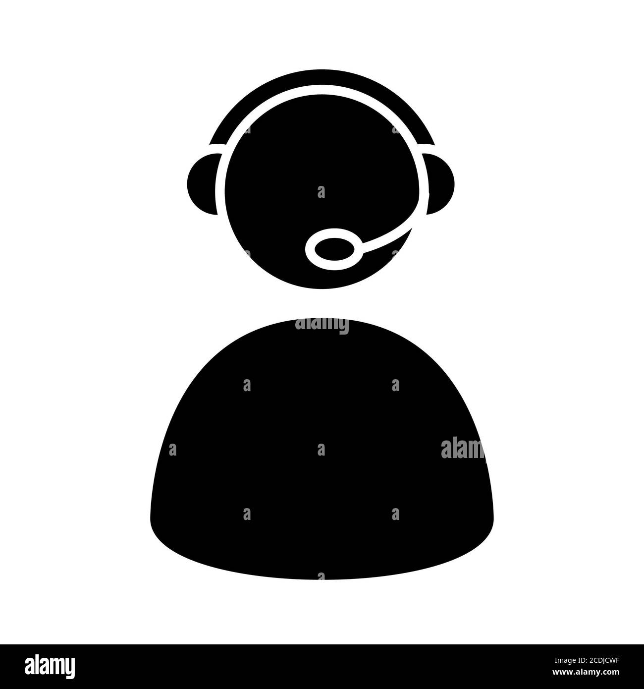 Customer Service Shopping Glyph Icons Stock Photo - Alamy