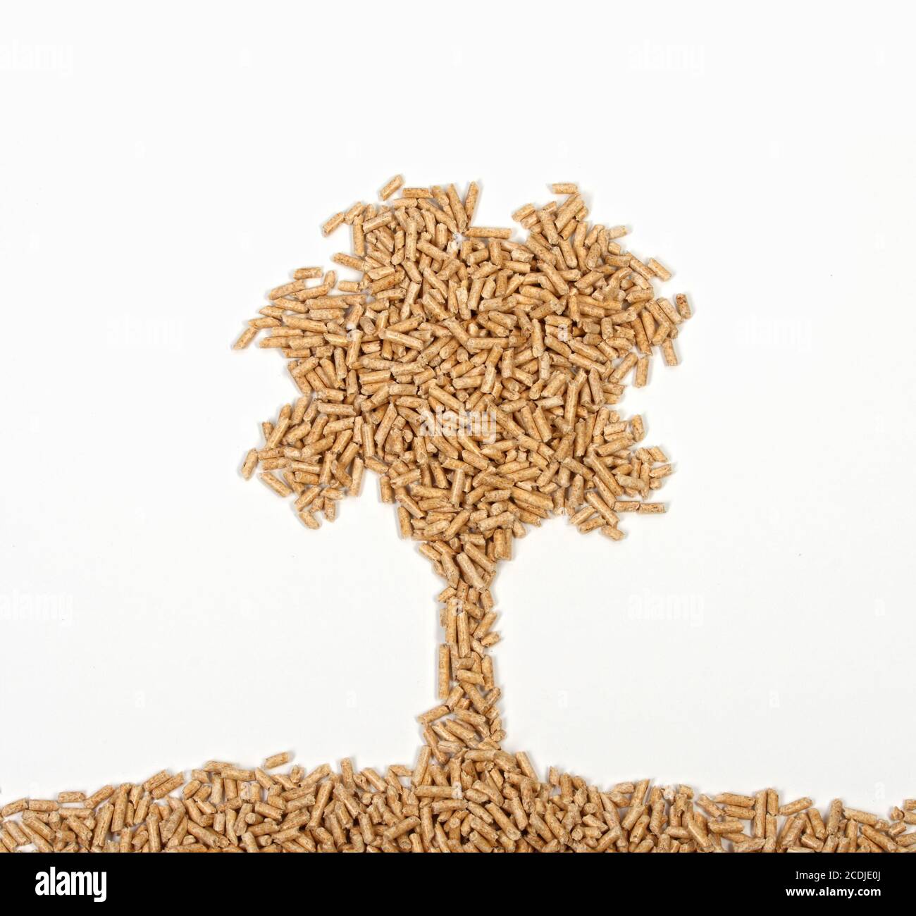 wood pellet tree Stock Photo - Alamy