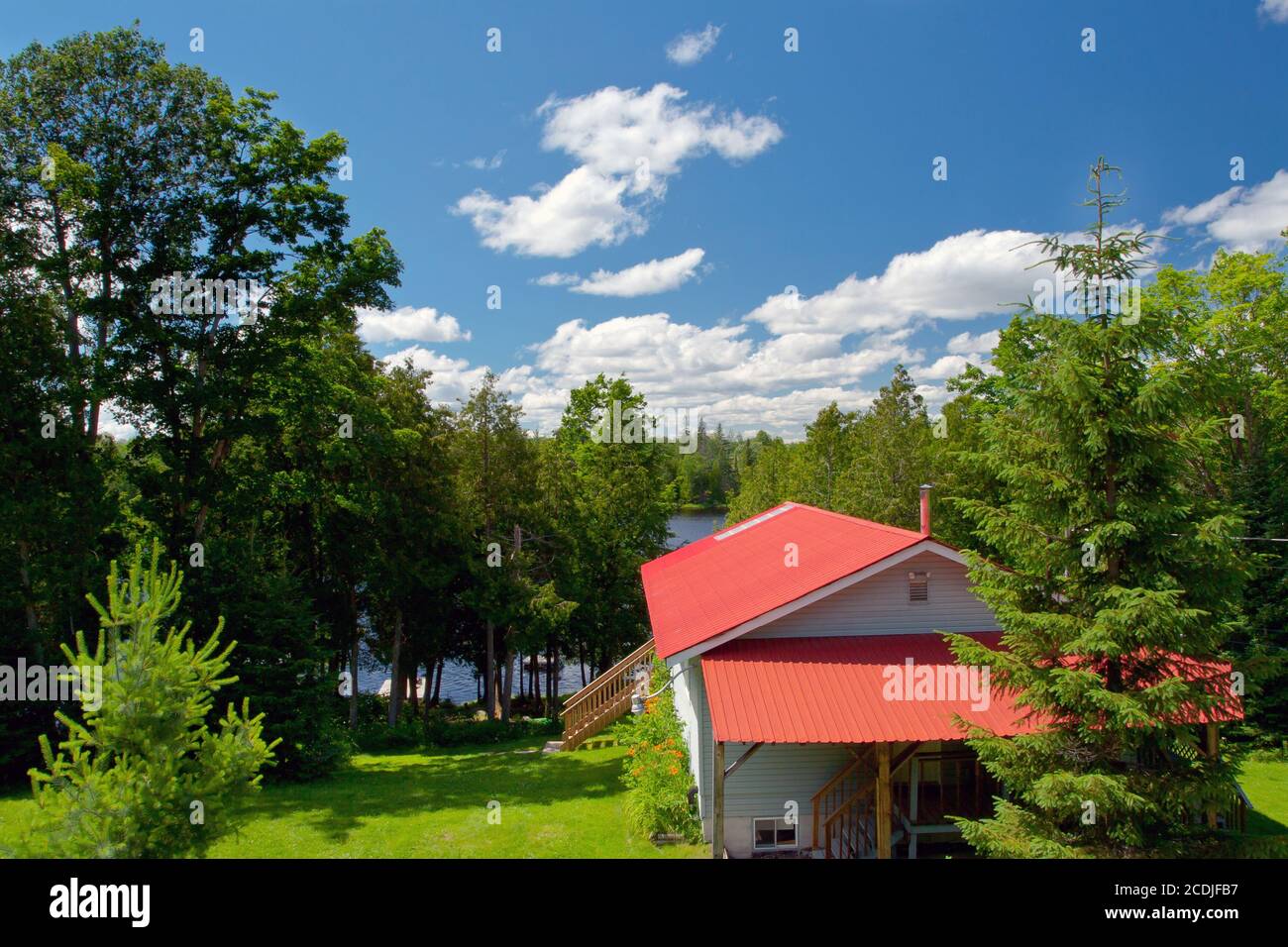Inexpensive cottage in Toronto Stock Photo - Alamy
